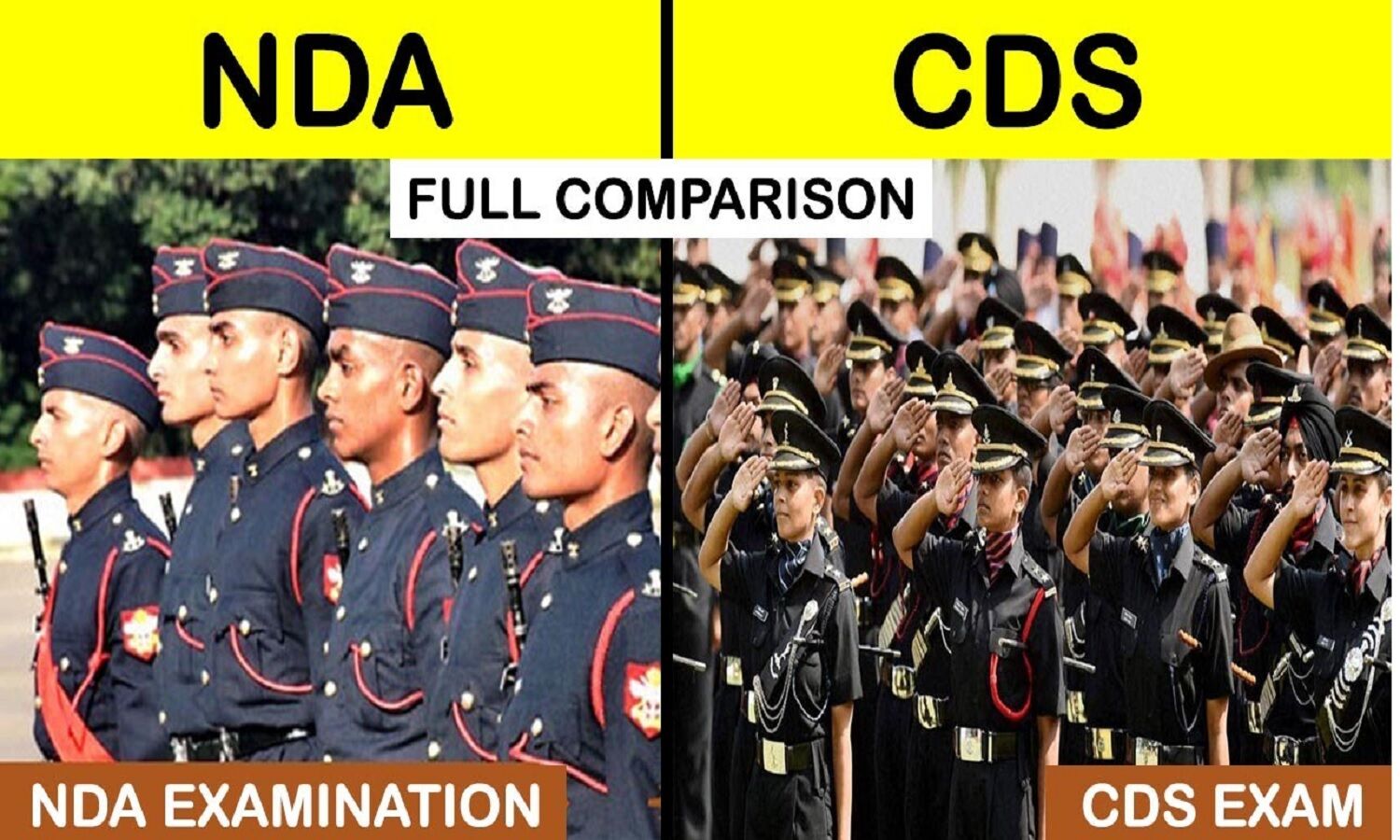 Difference Between NDA And CDS: एनडीए और सीडीएस में क्या फर्क होता है ...