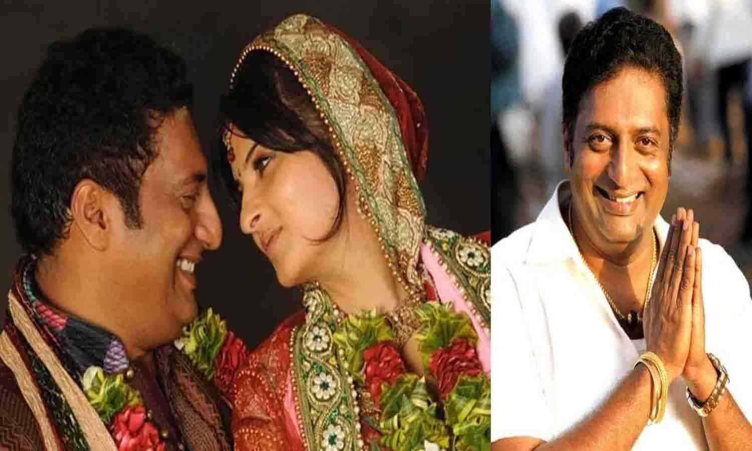 56 साल के Prakash Raj ने रचाई बेटी की उम्र की लड़की से दोबारा शादी ...