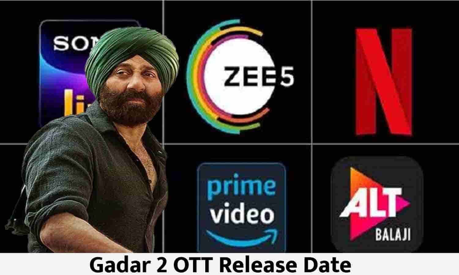 Gadar 2 OTT Me Kab Aayegi? पता चल गया | Where will Gadar 2 OTT come? Finds out