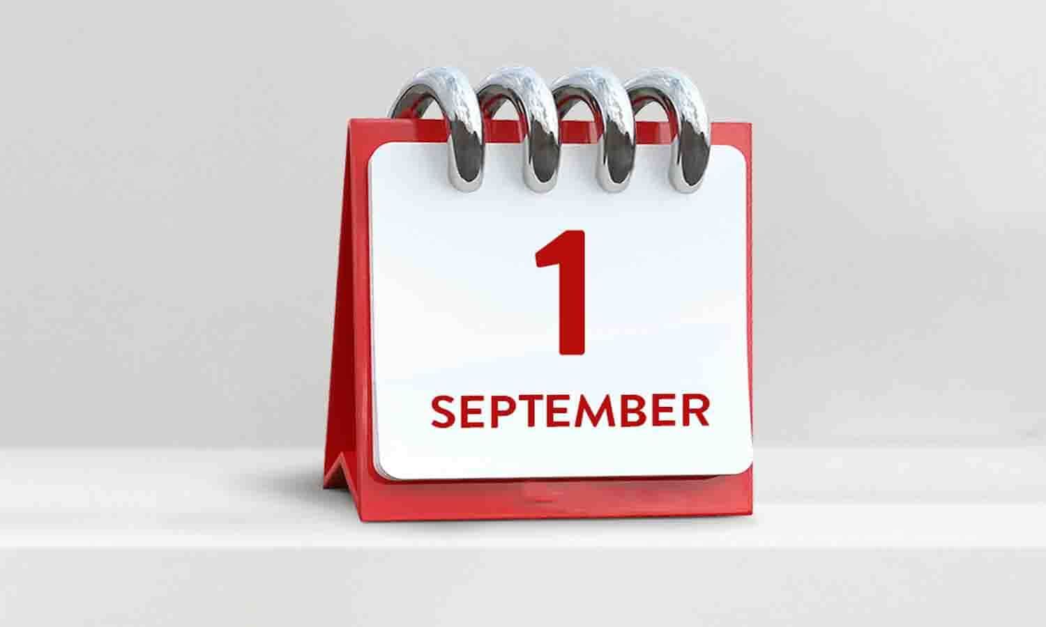 1st September 2023 Rule Change: 1 सितंबर से इन नियमो में होगा बदलाव ...