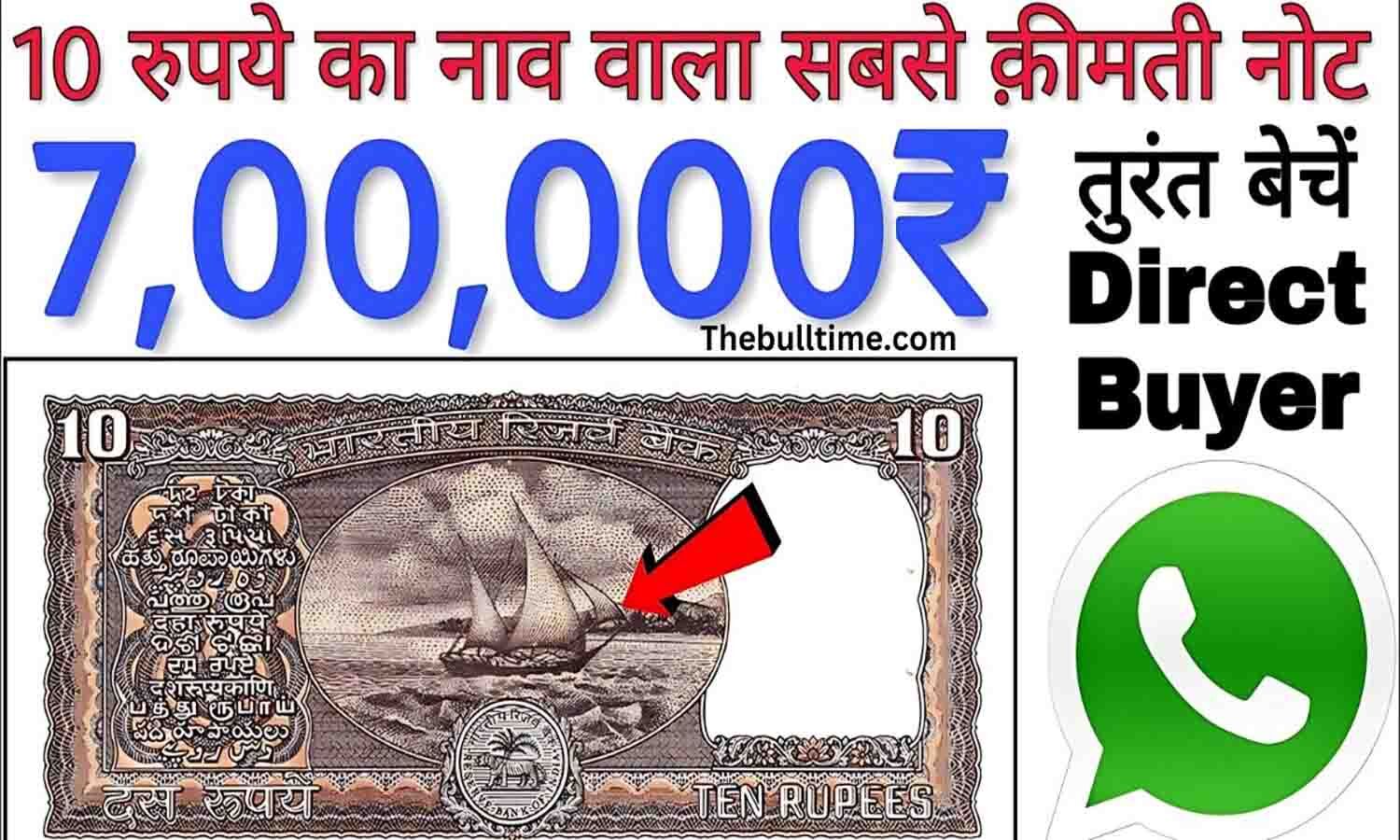 10 Rupee Old Note: 10 रूपए का पुराना नोट आपको बना सकता है करोड़पति ...