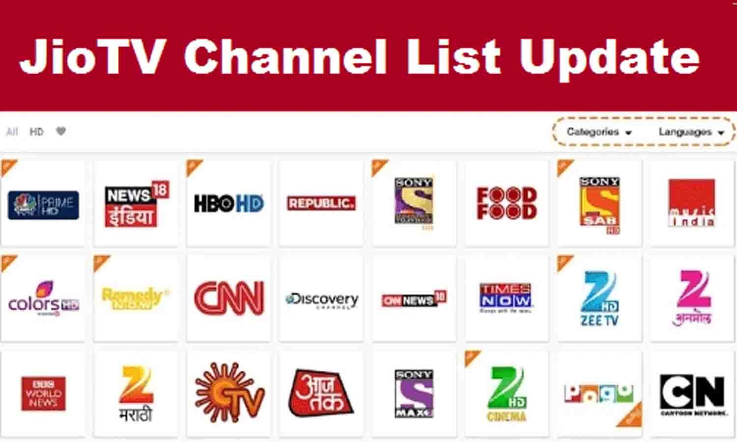 Jio TV चैनल नंबर लिस्ट PDF: पूरा गाइड | Jio TV Channel Number List PDF ...