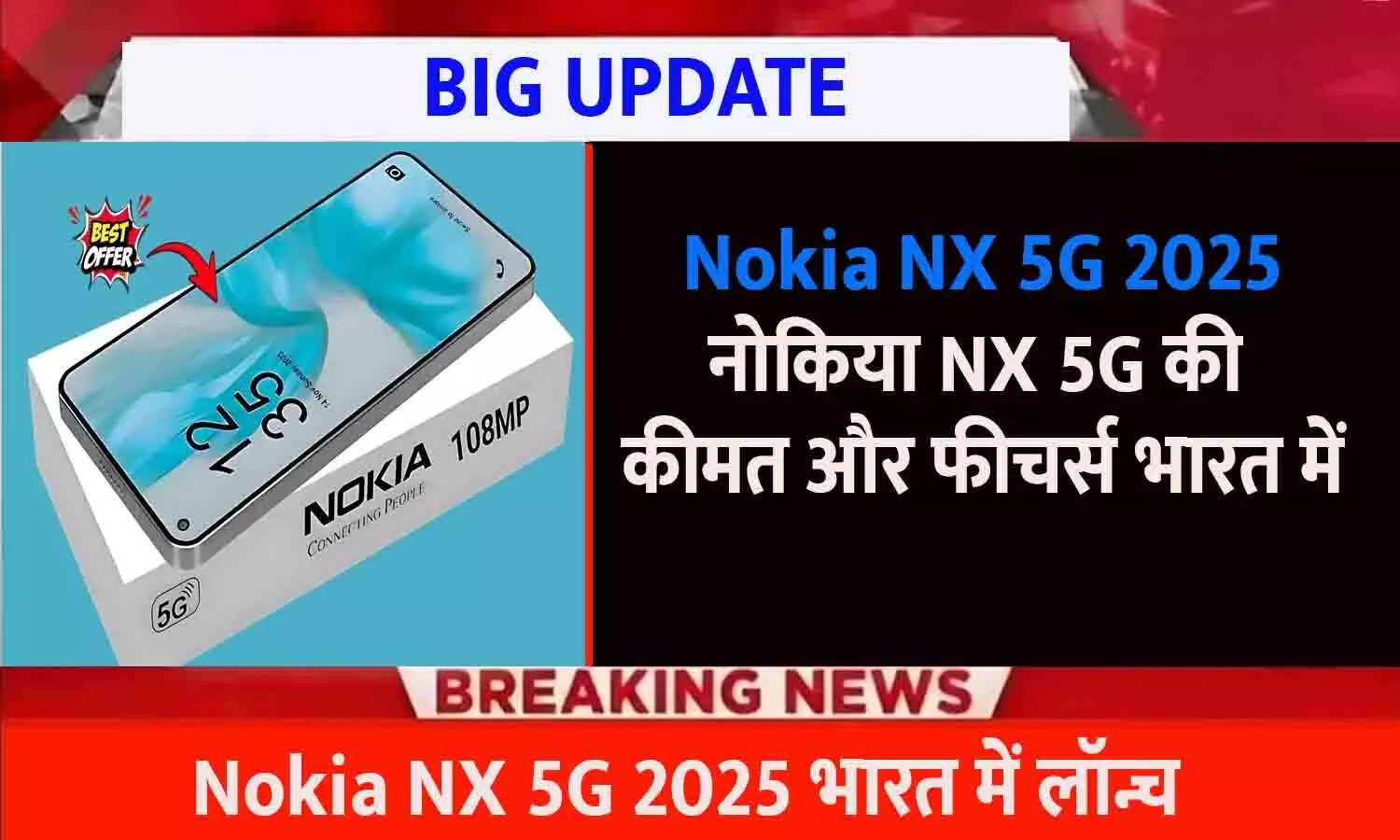 Nokia NX 5G 2025: नोकिया NX 5G की कीमत और फीचर्स भारत में | Nokia NX 5G Price in India 2025 ...