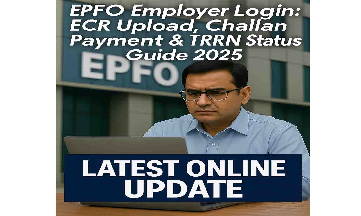 EPFO Employer Login: ECR Upload, Challan Payment & TRRN Status Guide ...