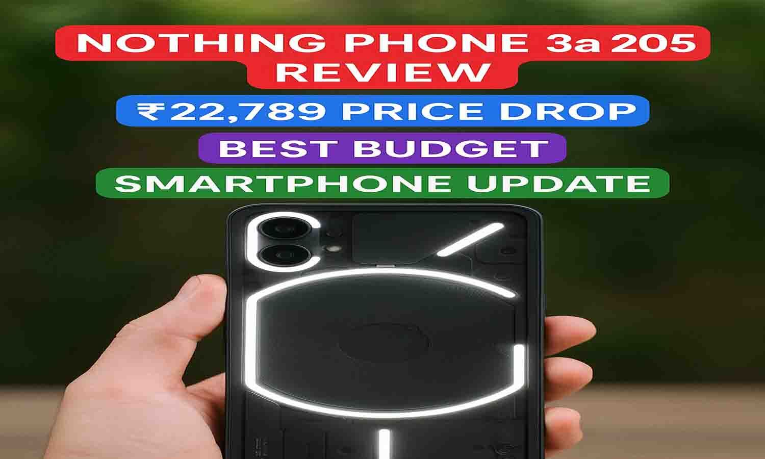 Nothing Phone 3a 2025 Review: ₹22,789 Price Drop, Best Budget ...