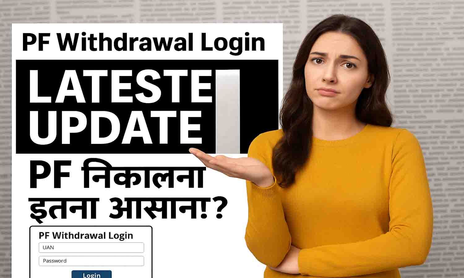 PF Withdrawal Login 2025 Latest Update | PF निकालना इतना आसान? Big ...