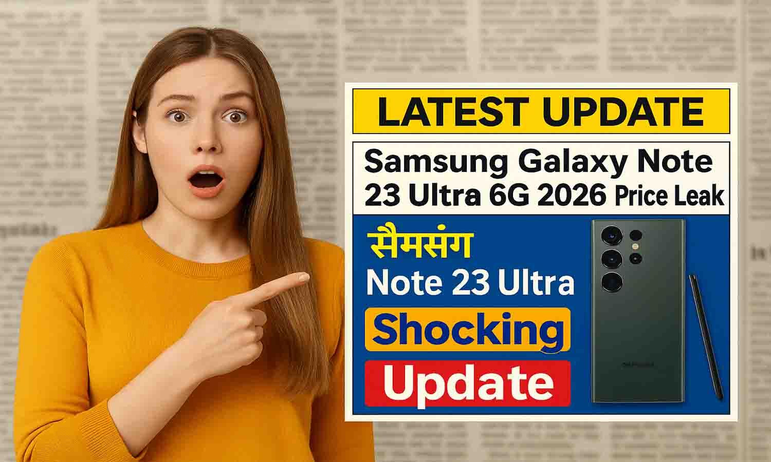 Samsung Galaxy Note 23 Ultra 6G 2026 Price Leak | सैमसंग Note 23 Ultra ...