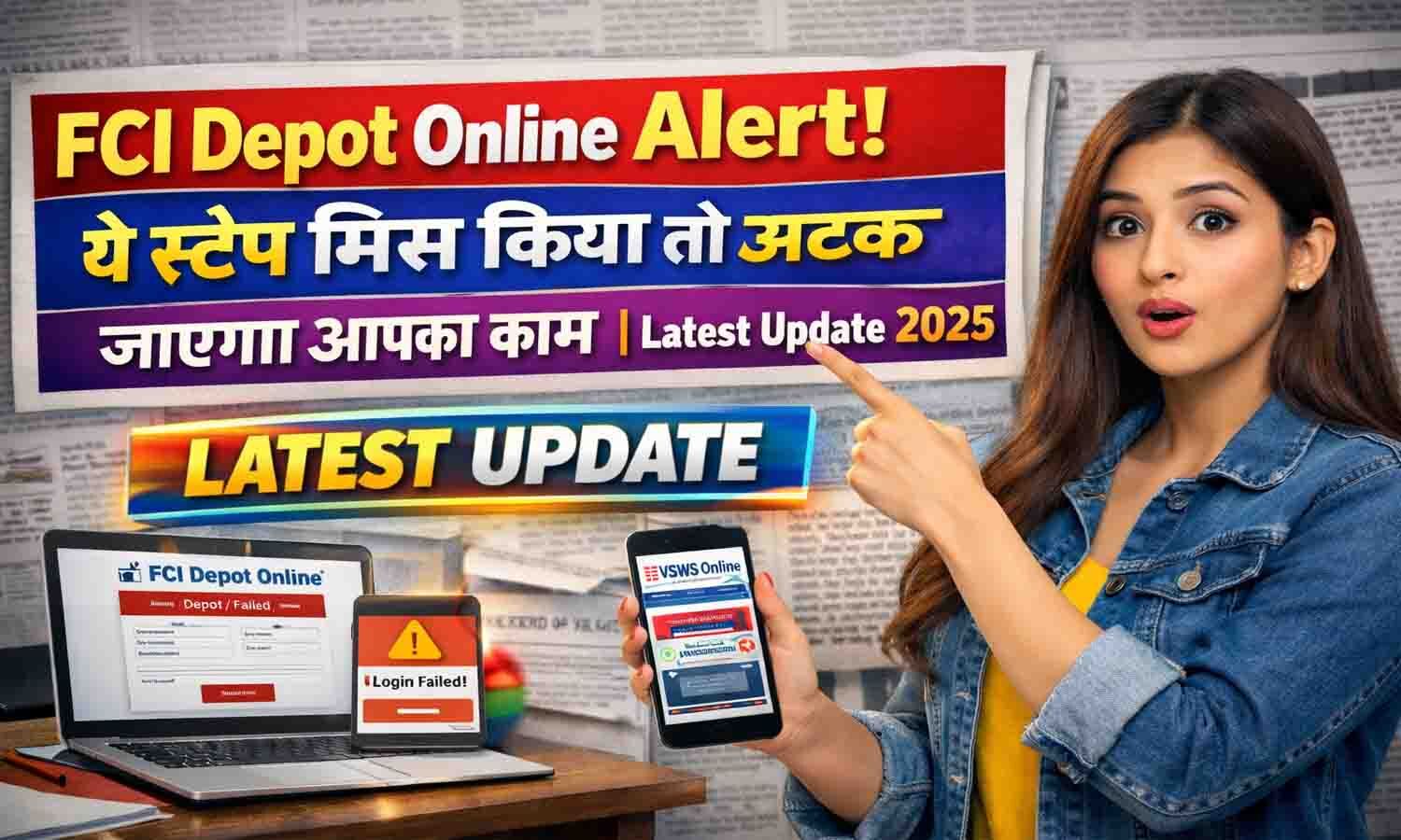 FCI Depot Online Alert! ये स्टेप मिस किया तो अटक जाएगा आपका काम ...