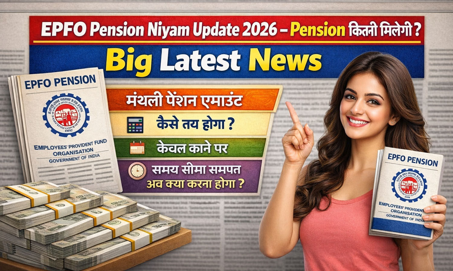 EPFO Pension Niyam Update 2026 — Pension कितनी मिलेगी? Big Latest News ...